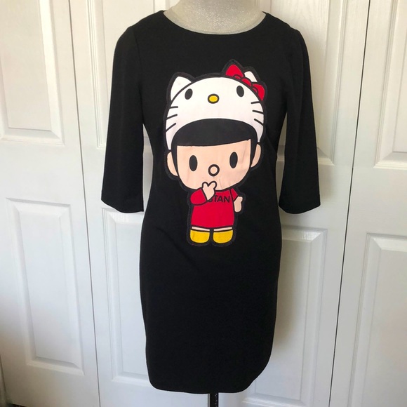 AGB | Dresses | Hello Kitty Ponte Knit Career Sheath 34 Sleeve Kawaii ...